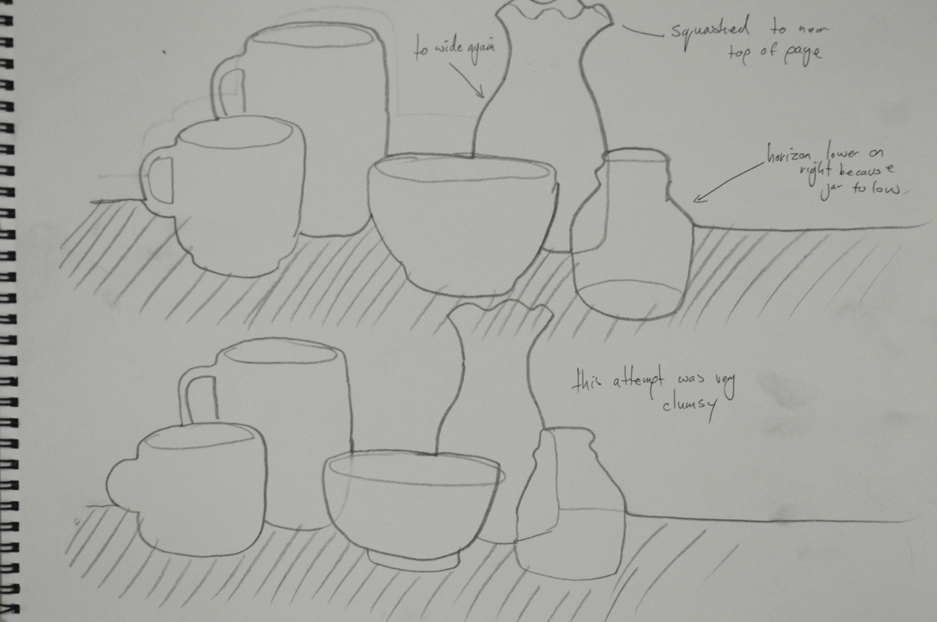 Observing Negative Space and Perspective – My Drawing Course