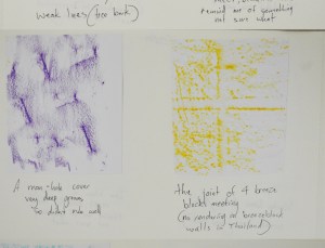 Experimenting with Texture part B – Frottage – My Drawing Course